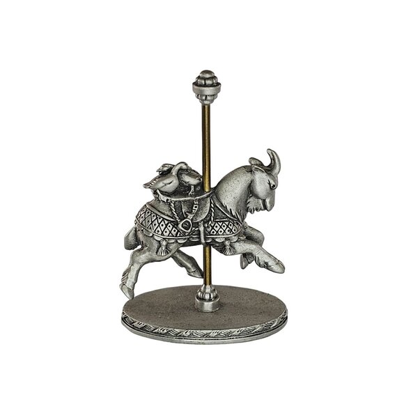 Hudson Pewter | Accents | Vintage 984 Hudson Pewter Carousel Goat ...